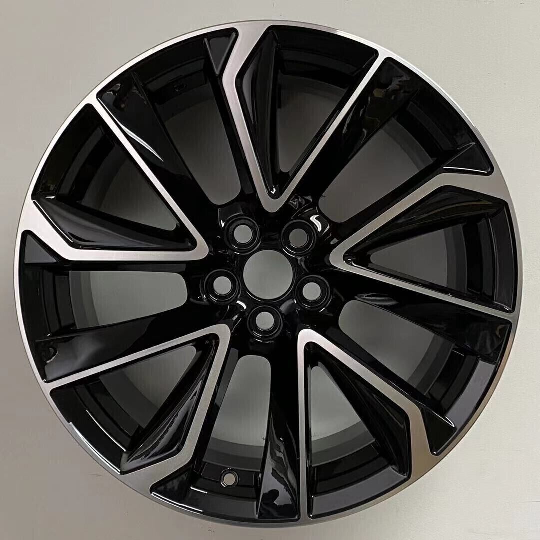 20" Wheels For TOYOTA Corolla 20x7.5 +35 5X100 Black Machined Face Rim ...