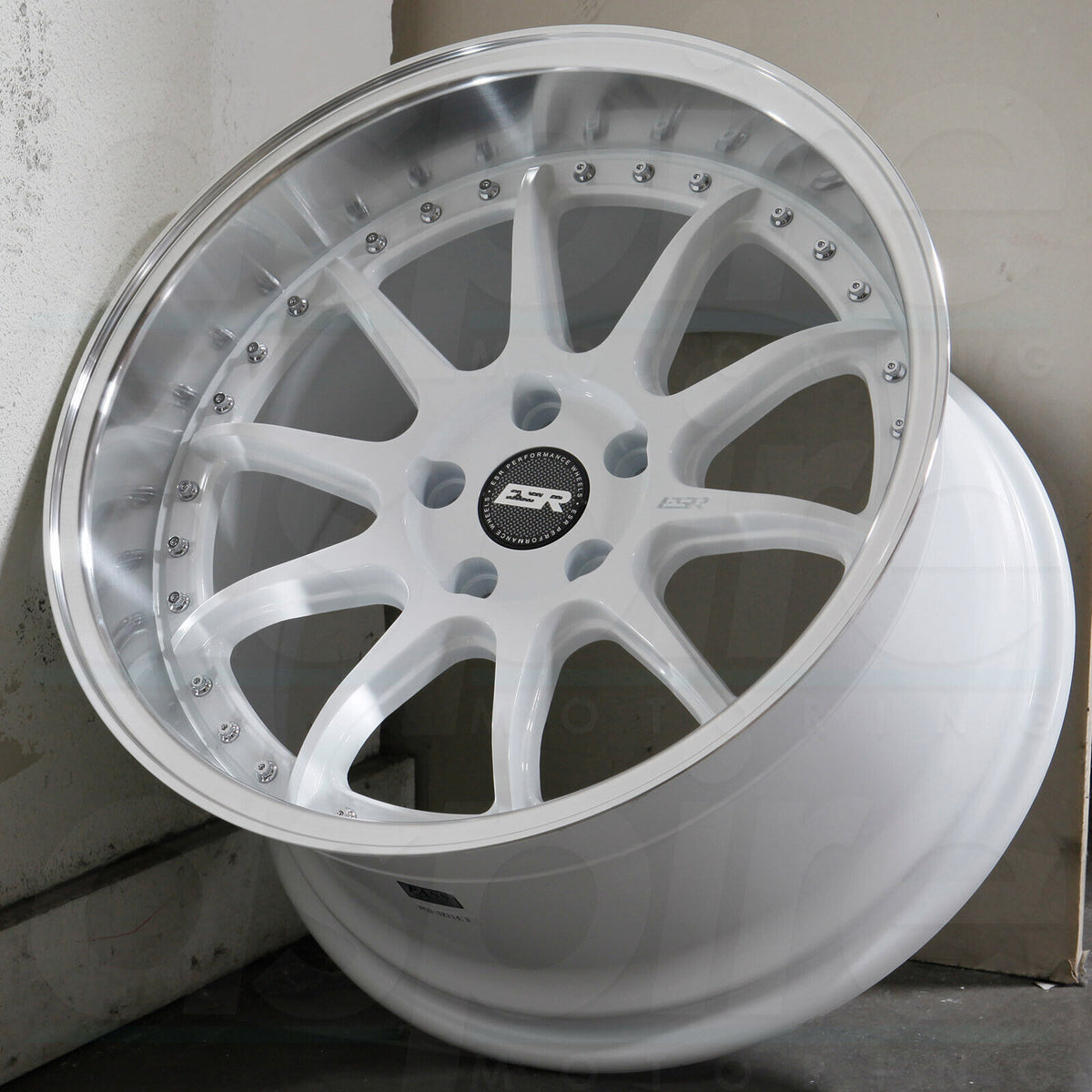 ESR CS12 19x10.5 5x114.3 22 White Wheels(4) 72.56 19" inch Rims ...