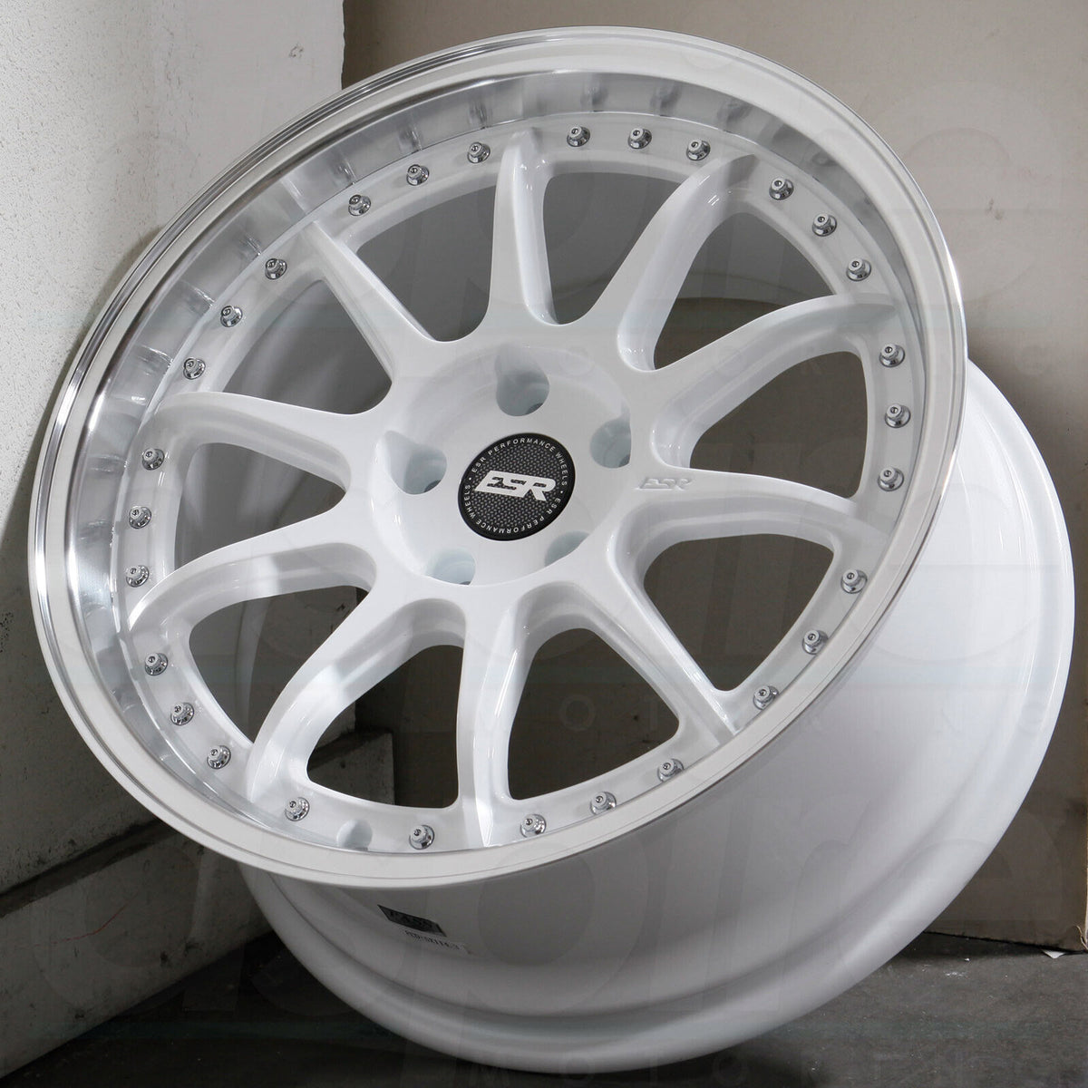 ESR CS12 19x8.5 5x114.3 30 White Wheels(4) 72.56 19" inch Rims ...