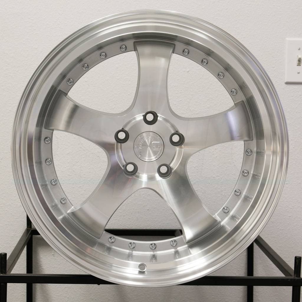 19" Aodhan AH03 Wheels 19x9.5 +22 / 19x11 +22 5x114.3 Silver Machined ...