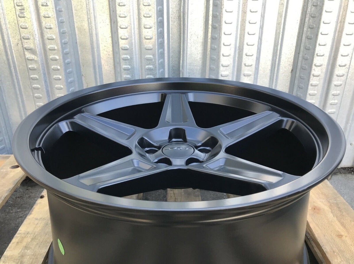 20" Matte Black Demon Style Wheels 20x10.5 +25 Fit Dodge Charger Chall ...