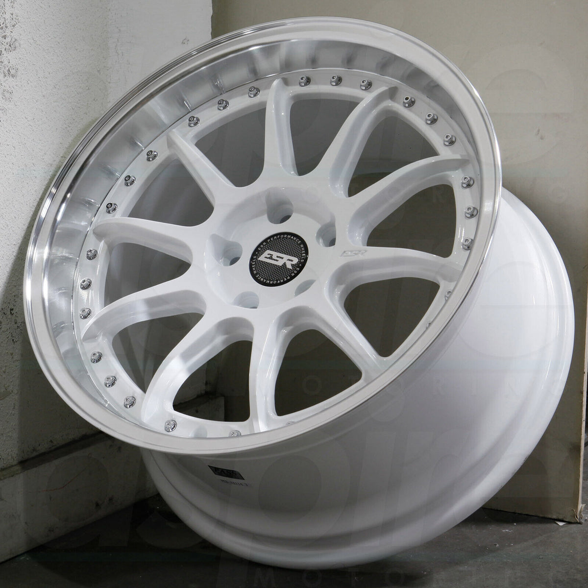 ESR CS12 19x9.5 5x114.3 35 White Wheels(4) 72.56 19" inch Rims ...