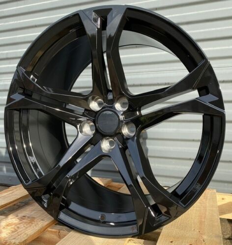 20" Black Wheels 20x10 / 20x11 Fit Chevrolet Camaro SS LS RS ZL Chevy ...