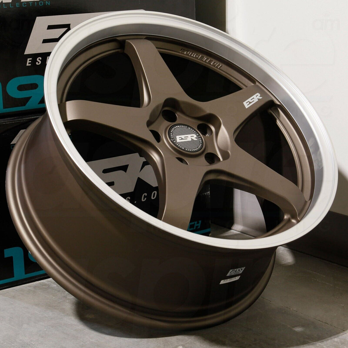 ESR AP5 19x11 5x114.3 22 Bronze Wheels(4) 72.56 19" inch Rims ...