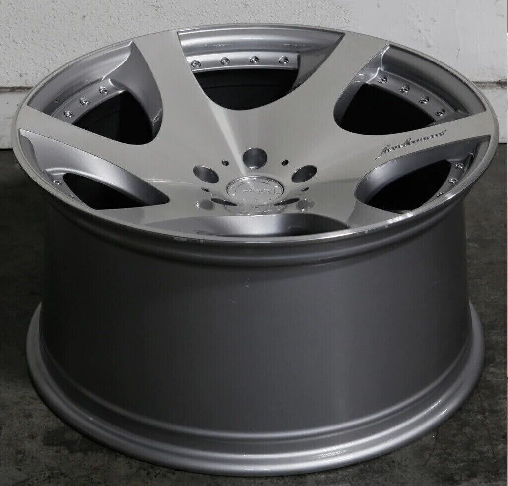 20" MRR VP3 Wheels 20x10.5 5x120 Concave Silver Machined Rims Set 4 ...