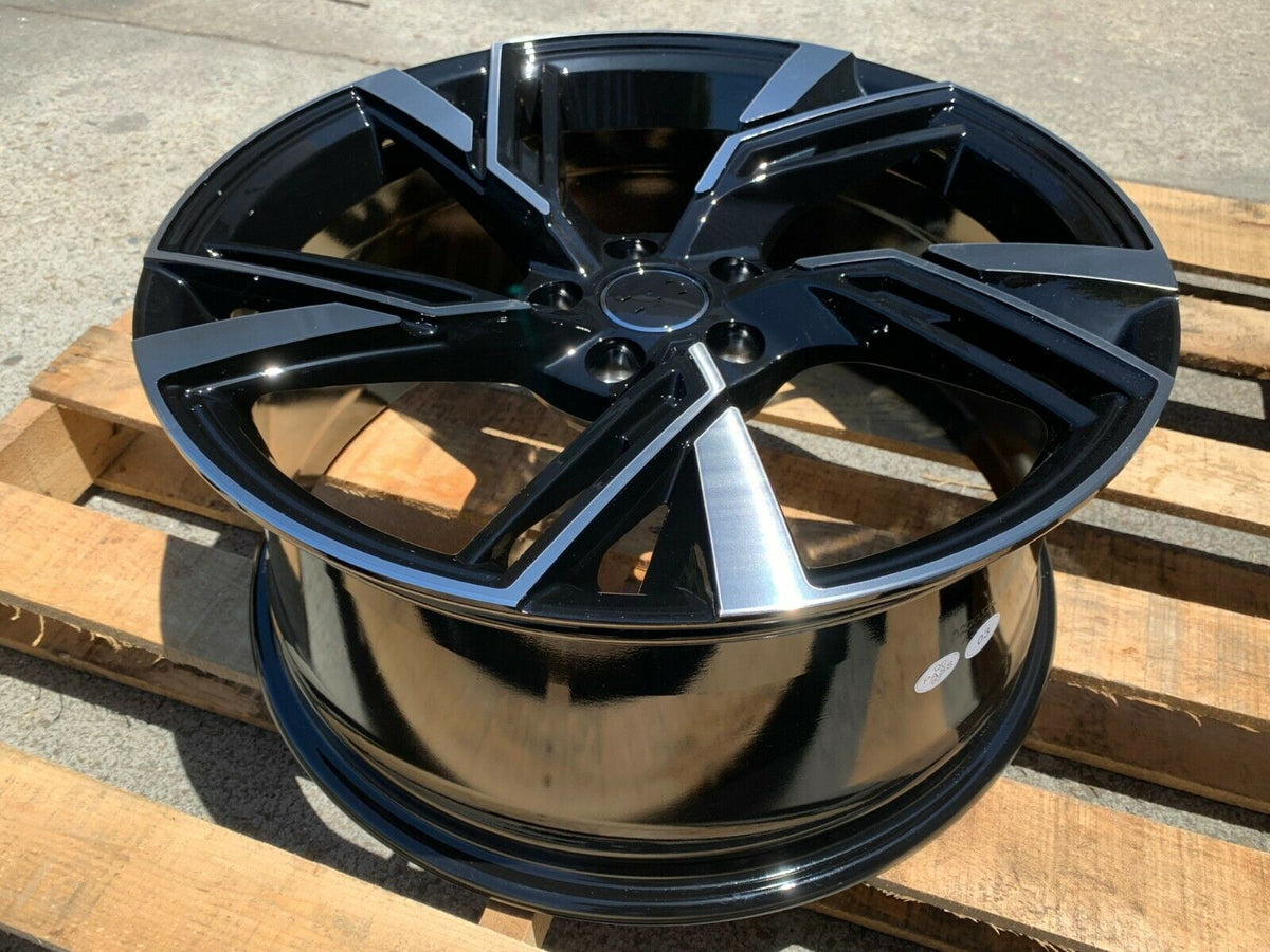 18" Wheels Fit Audi A4 A5 S4 S5 Q3 Q5 Passat 18x8.0 +35 5x112 Rims Set ...