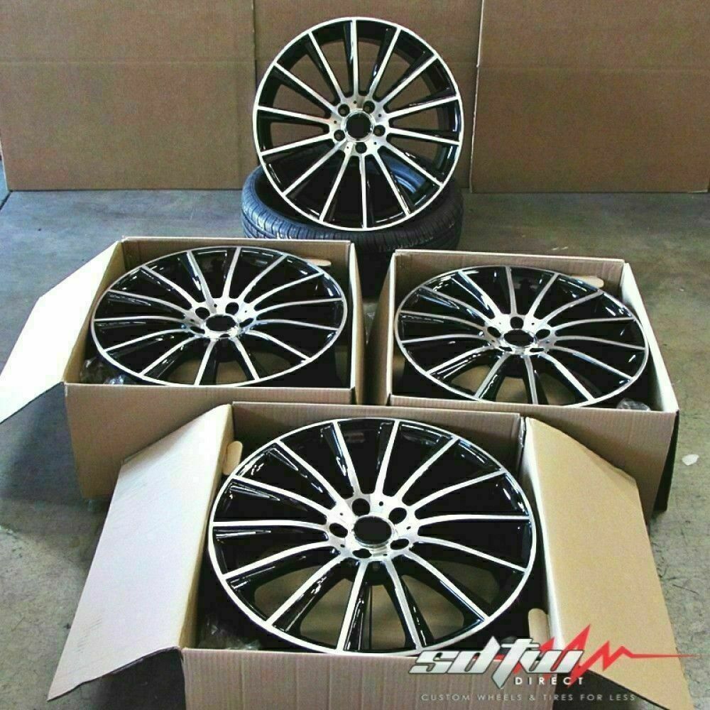 18x8 Wheels Fit Mercedes CLA 250 C250 C300 C350 E350 E550 18 Inch Rims ...