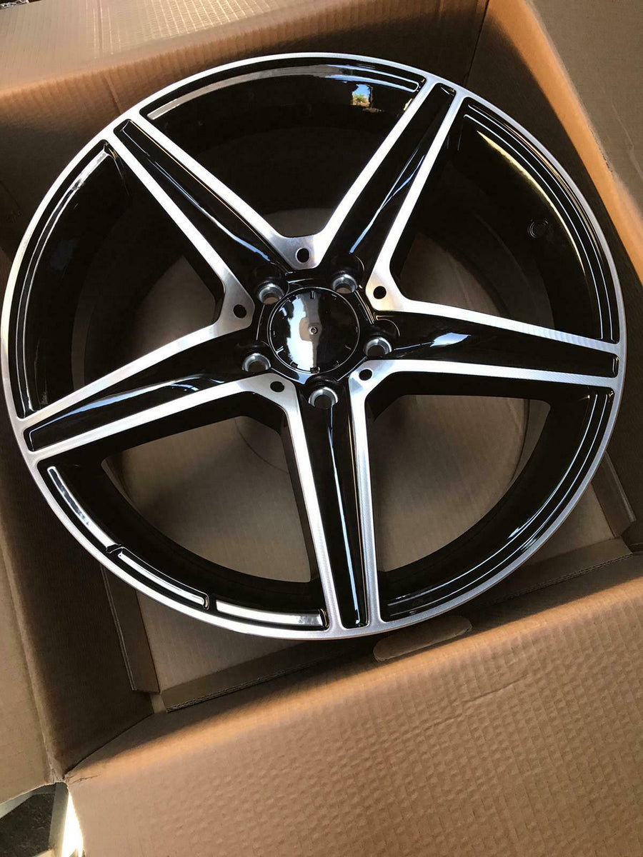 18" Wheels 18x8 / 18x9 Fit Mercedes S430 S500 E320 E500 CLK SLK CL Rim ...