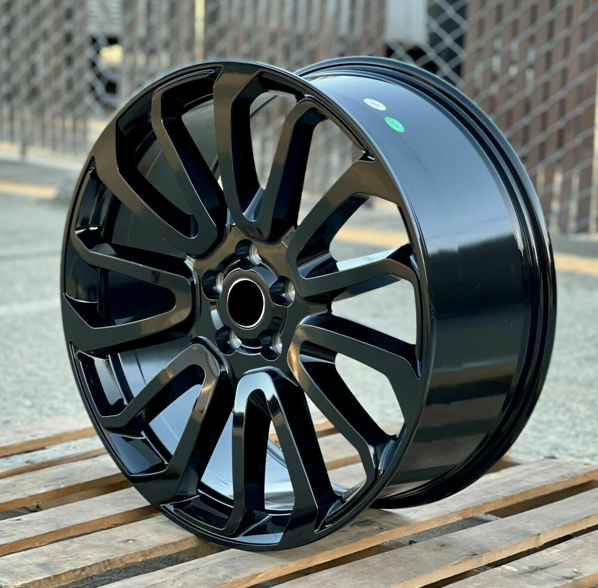 22” Gloss Black Wheels Fits Land Rover Range Rover HSE Sport SVR Autob ...