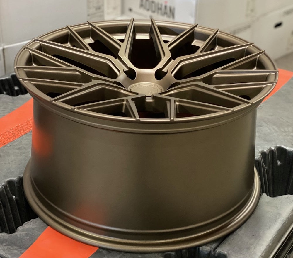 20x9/20x10.5 Aodhan AFF9 5x112 +30F|+35R Matte Bronze Wheels (Set of 4 ...