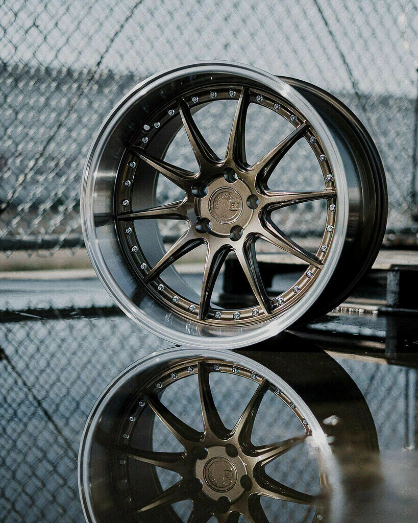 Aodhan DS07 Wheels 18x9.5 / 18x10.5 5x114.3 +15 Bronze Rims 18 Inch Se ...