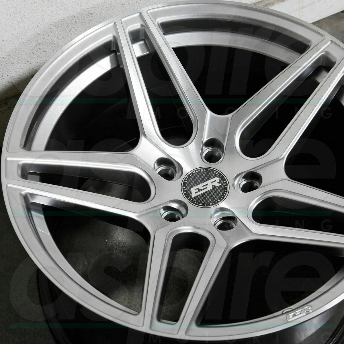 18" ESR RF15 Wheels 18x9.5 +35 5x114.3 Silver 18 Inch Rims Set 4 ...
