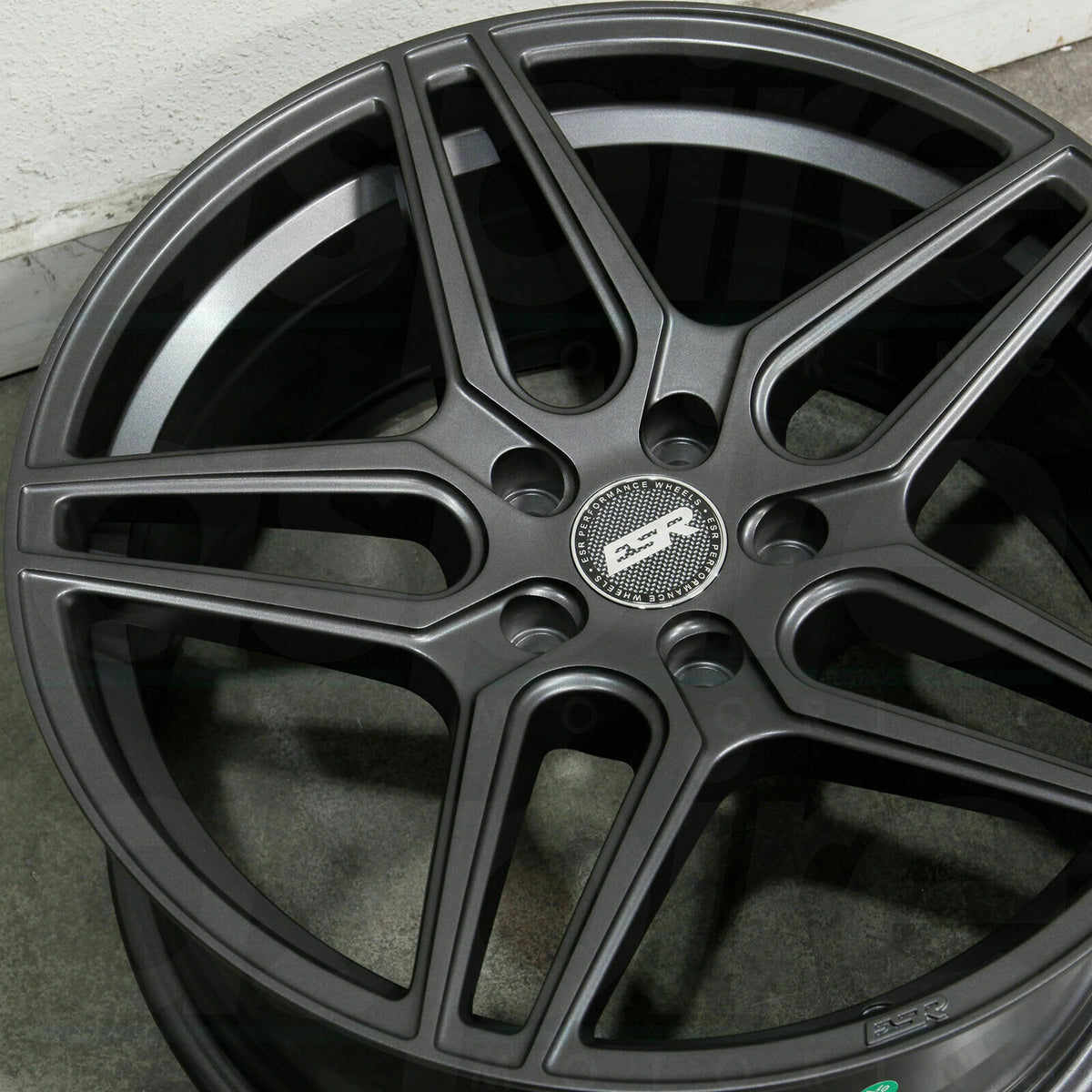 19" ESR RF15 Graphite Wheels 19x8.5 +30 / 19x9.5 +35 5x120 19 Inch Rim ...