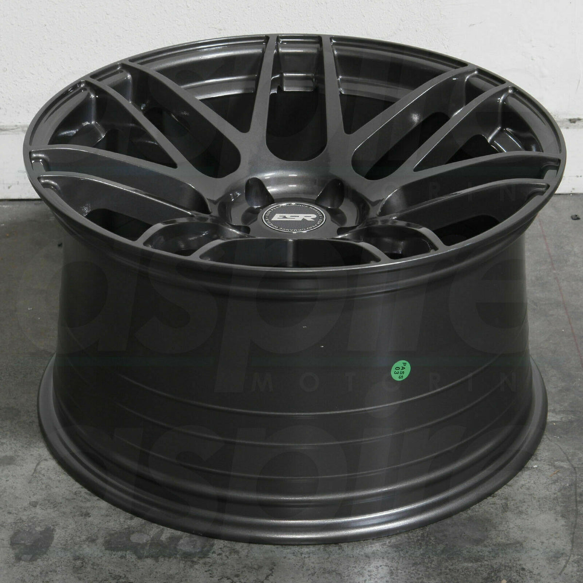 19" ESR RF1 Wheels 19x9.5 +22 5x120 Graphite 19 Inch Rims Set 4 ...