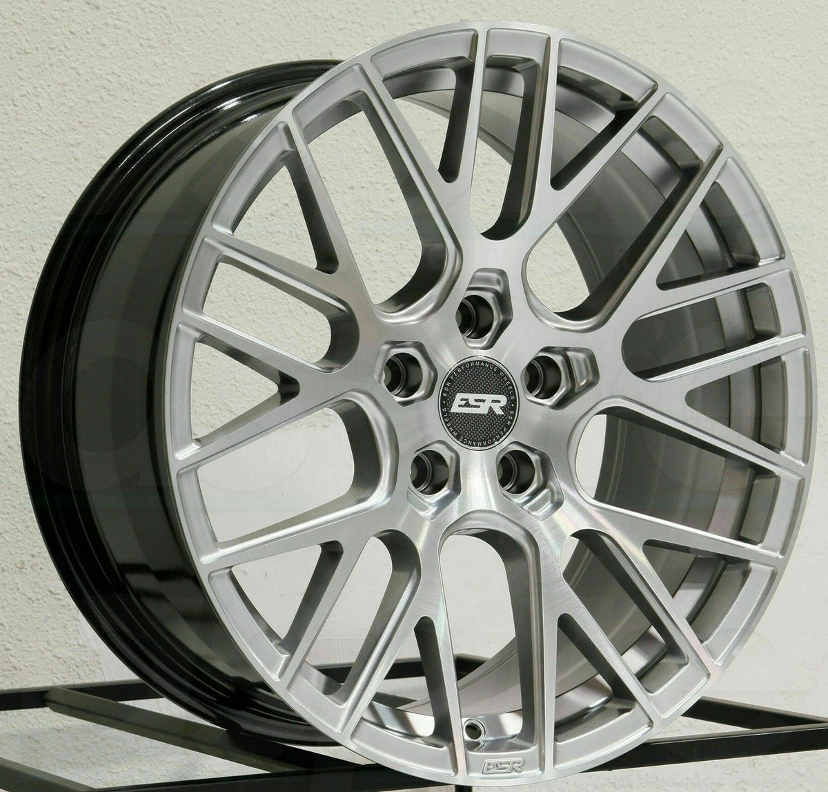 19" ESR RF11 Silver Wheels 19x8.5 +30 5x114.3 19 Inch Rims Set 4 ...
