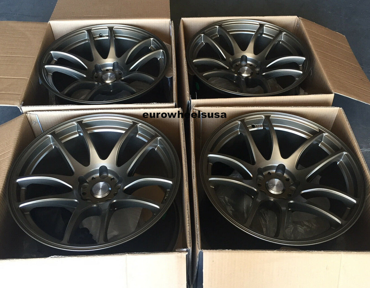 ESR SR08 Bronze Deep Concave Wheels 18x10.5 +22 5x114.3 Rims 18 Inch S ...