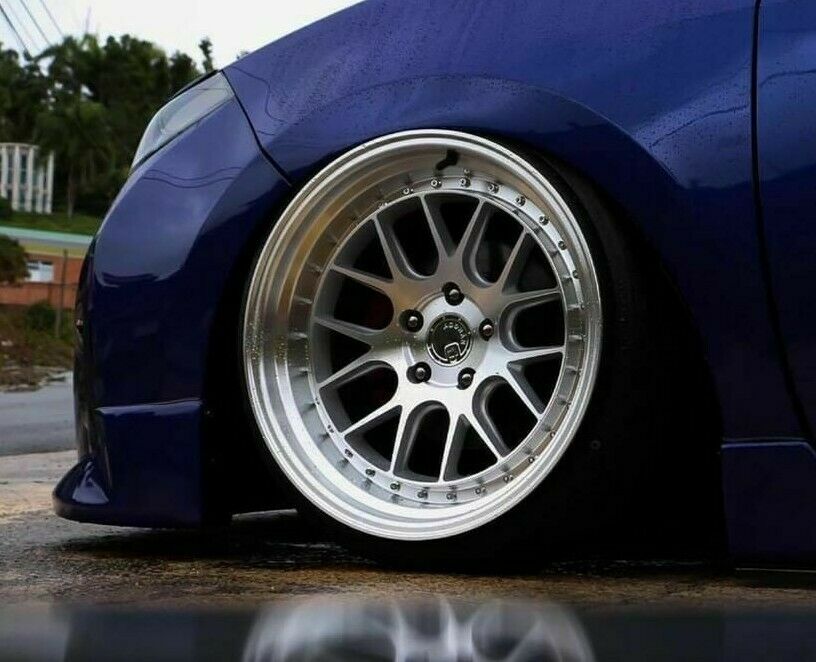 19x11 +15 5x114.3 AodHan DS06 Wheels Silver Machined Concave 19" Rims ...