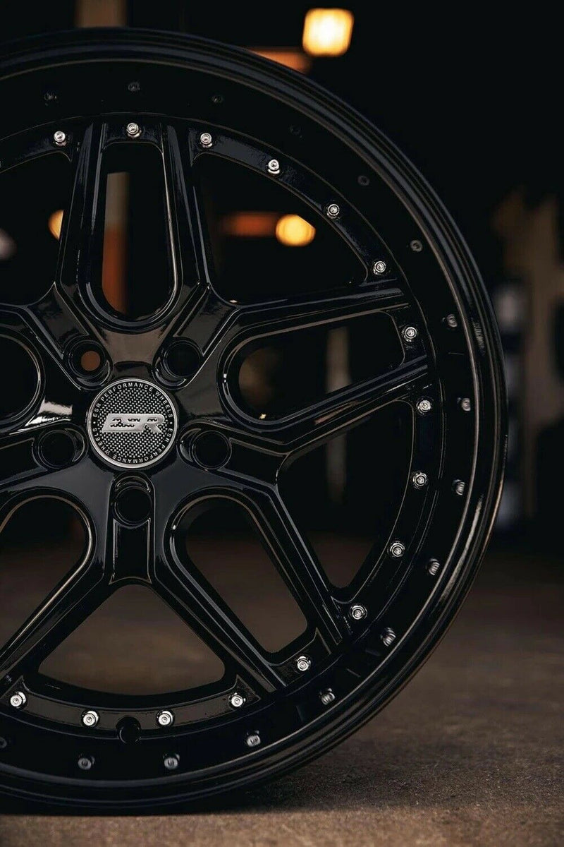 ESR CS15 Wheels 18x8.5 +30 5x100 Gloss Black Deep Dish 18 Inch Rims Se ...