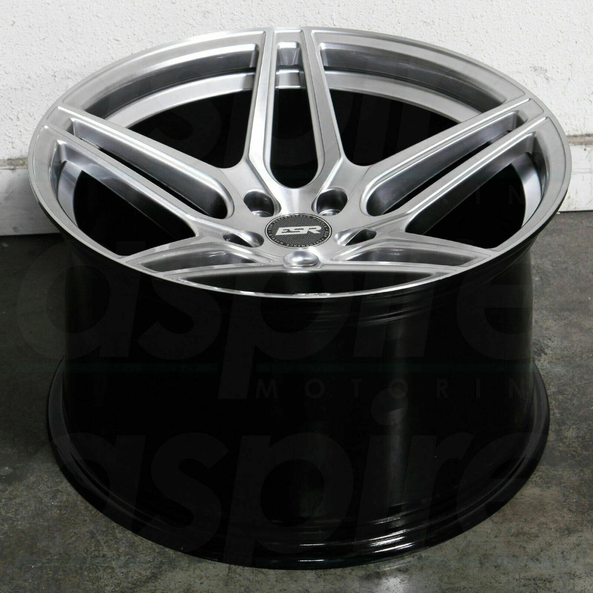 19" ESR RF15 Wheels 19x10.5 +22 5x120 Silver 19 Inch Concave Rims Set ...