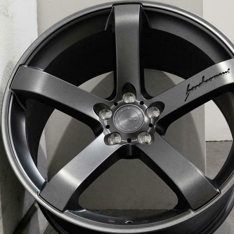 18x9.5 MRR VP5 Wheels 5x114.3 +40 Matte Gunmetal Graphite Concave 18 ...