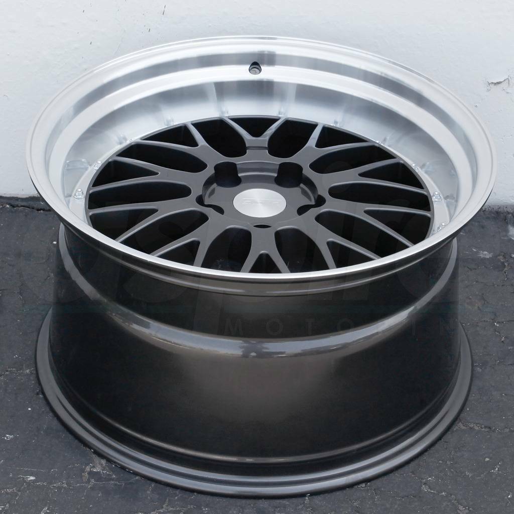 19 Inch ESR SR05 Gun Metal Wheels 19x9.5 +35 5x114.3 Deep Lip Rims Set ...