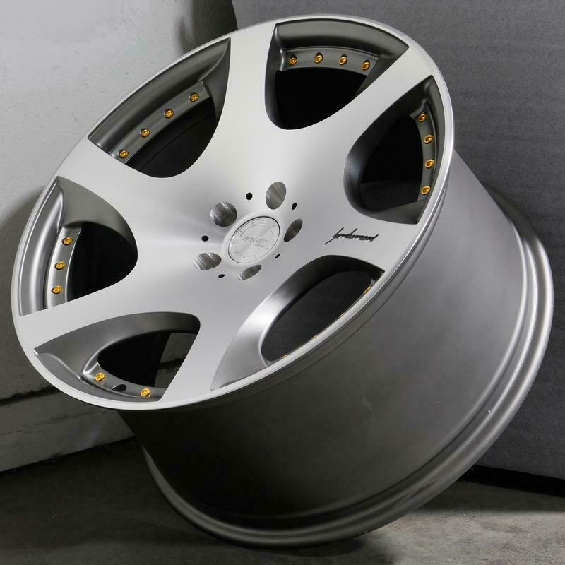 19" MRR VP3 Wheels 19x10.5 5x114.3 +20 Deep Concave Gun Metal Graphite ...