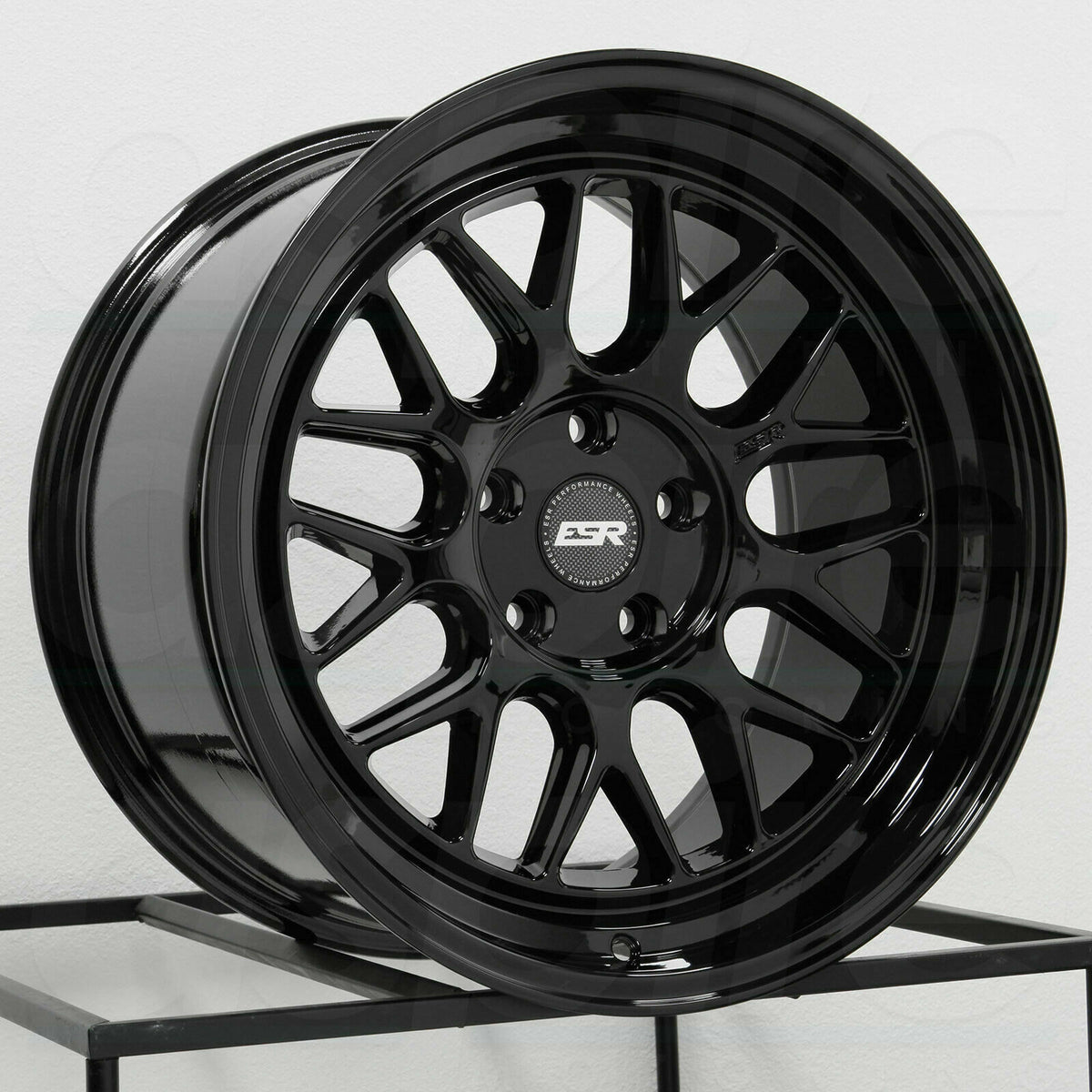 19" ESR CR1 Gloss Black Wheels 19x11.0 +15 5x114.3 Rims Set 4 ...