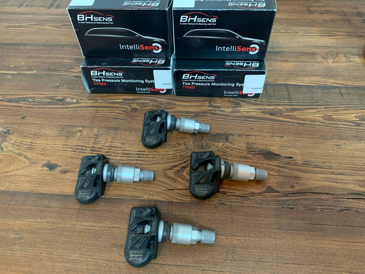 HUF TPMS Sensors RDE047 SET PORSCHE OEM replacement Black stems 433mhz ...