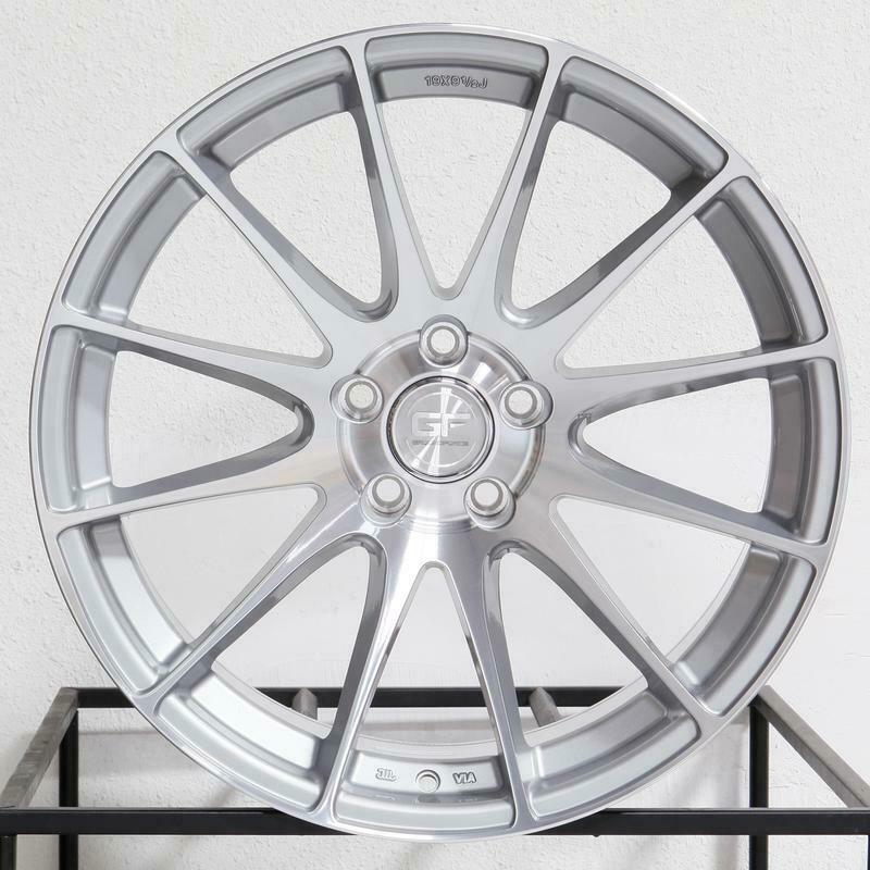 20" MRR GF6 Silver Wheels 20x10.5 +20 5x120 Ground Force Rims Set 4 ...