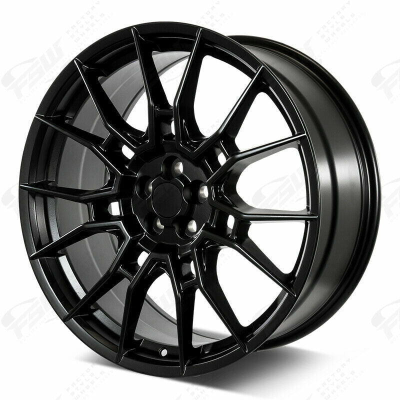 20" TR-C Style Satin Black Wheels Fits Toyota Corolla Rims Set 4 ...
