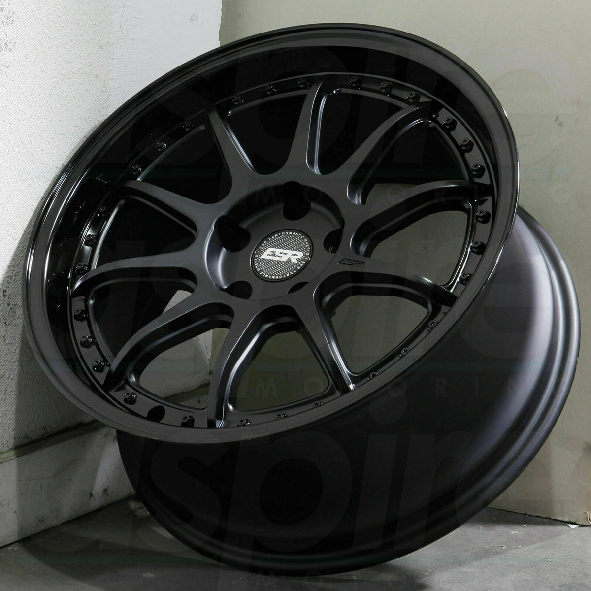 18x8.5 5x100 +30 ESR CS12 18" Black Wheels For Corolla Camry Celica TC ...