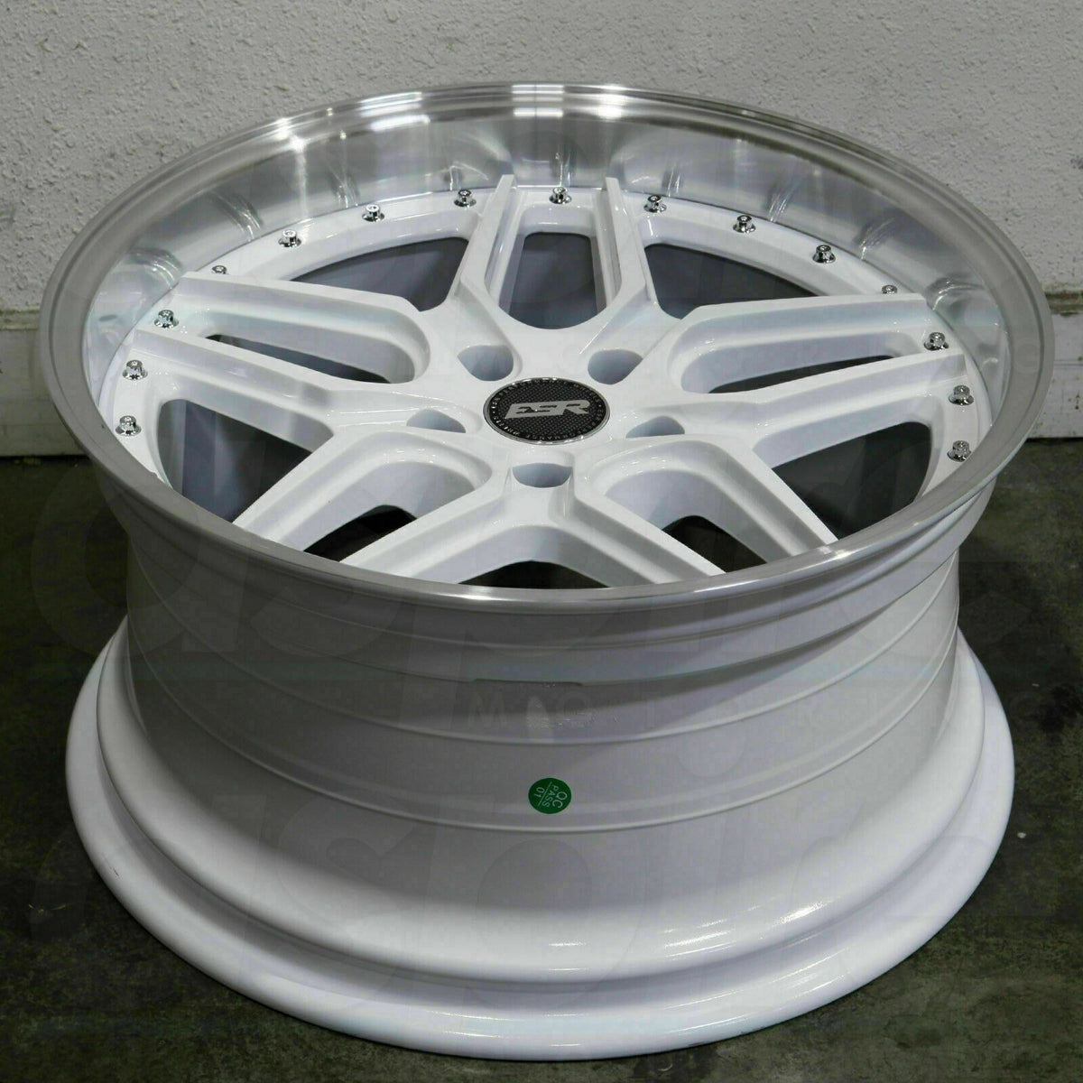 19 Inch ESR CS15 Gloss White Wheels 19x8.5 +30 / 19x9.5 +35 5x114.3 Ri ...