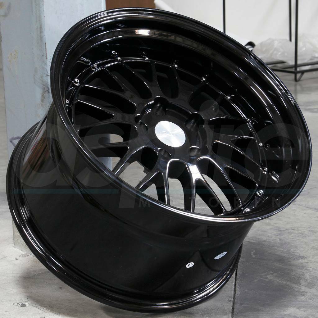ESR SR05 Gloss Black 18x9.5 +22 5x114.3 Wheels 18 Rims Set 4 ...