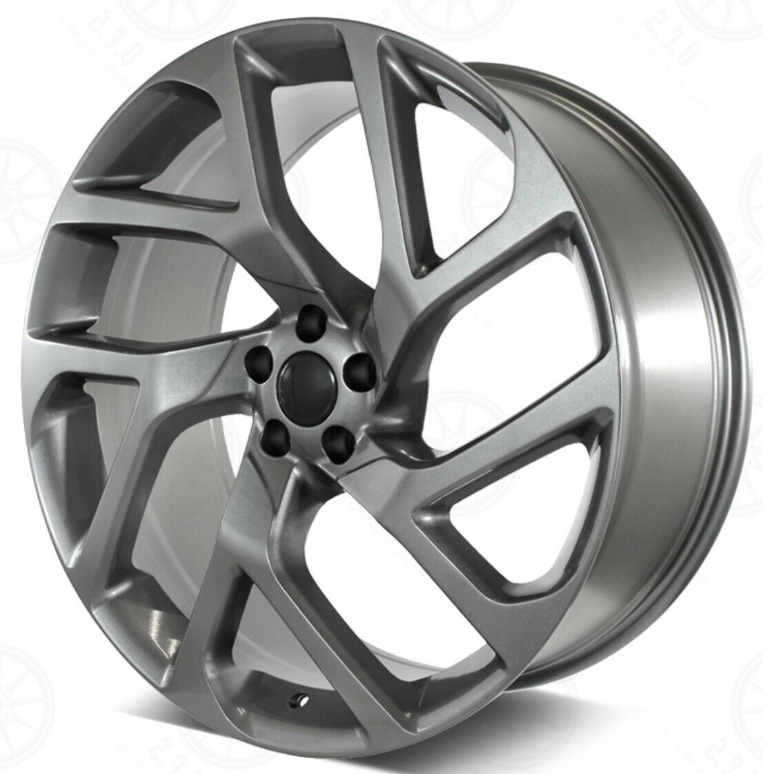 22" Wheels For Range Land Rover HSE Sport Autobiography 22x9.5 Gun Met ...