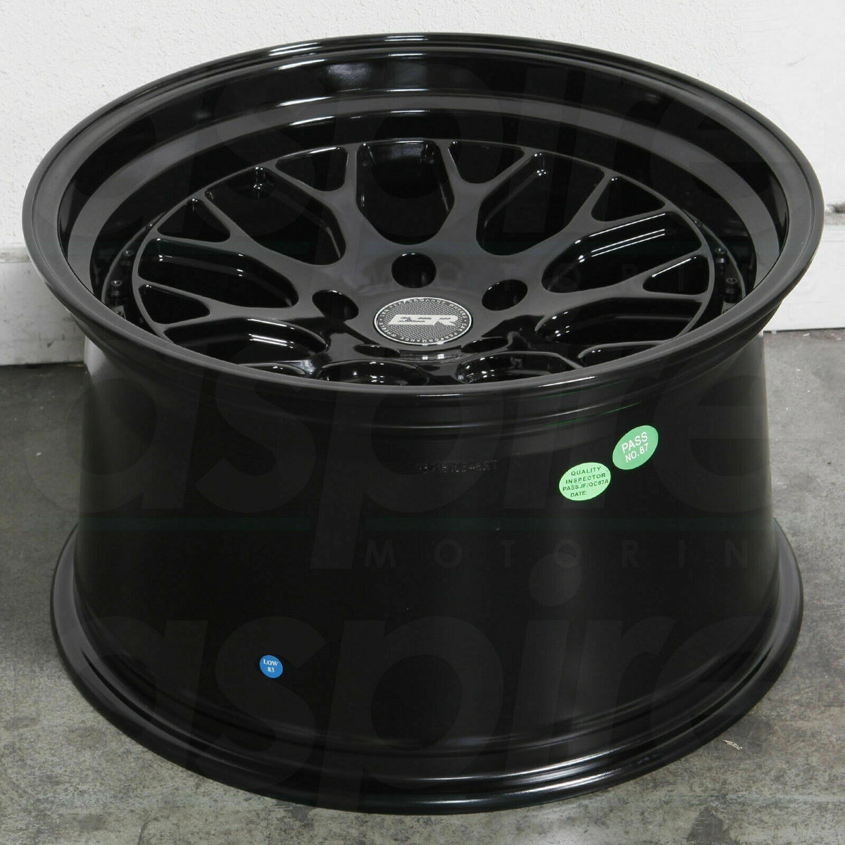19 Inch ESR CS01 Gloss Black Wheels 19x9.5 +22 5x114.3 Rims Set 4 ...
