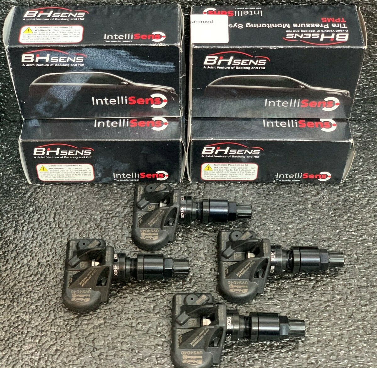 HUF TPMS Black Valve Stems Tire Sensors Set Porsche Panamera 2017-2018 ...