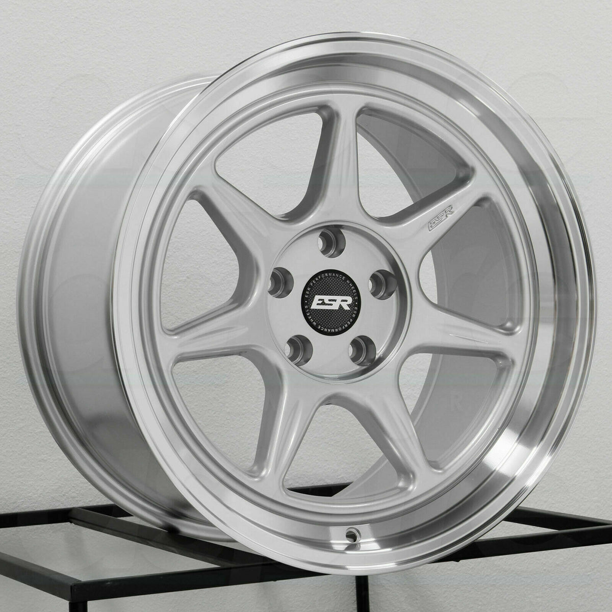 19" ESR CR7 Hyper Silver Wheels 19x11.0 +15 5x114.3 Rims Set 4 ...