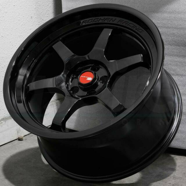 18 Inch Aodhan Ah08 Gloss Black Wheels 18x8.5 +35 5x100 Rims Set 4 ...