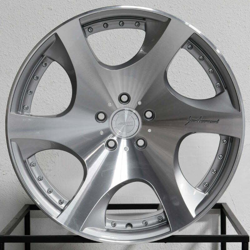 19" MRR VP3 Silver Machined Face Wheels 19x8.5 5x114.3 +35 Rims Set 4 ...