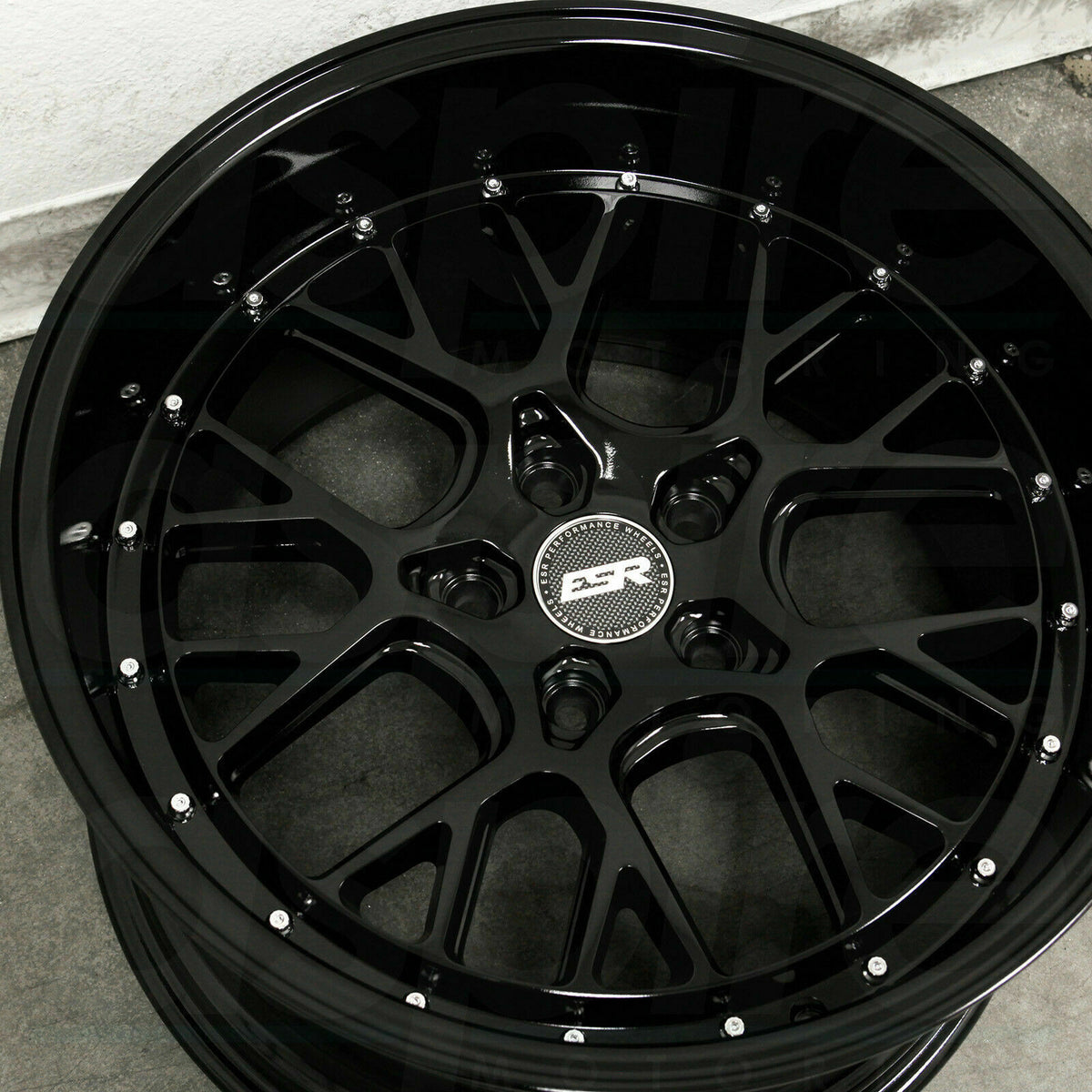 ESR CS11 Gloss Black Wheels 18x8.5 +30 18x9.5 +35 5x114.3 18 Inch Rims ...