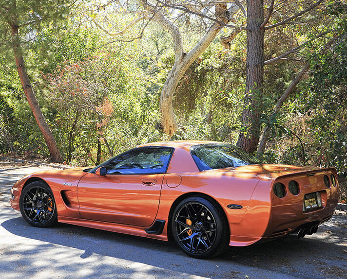 MRR FS01 Flow Forged Gloss Black 19x9.5 20x11 Wheels For C5 Corvette Z ...