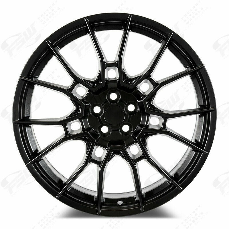 20" TR-C Style Gloss Black Wheels Fits Toyota Corolla Rims Set 4 ...
