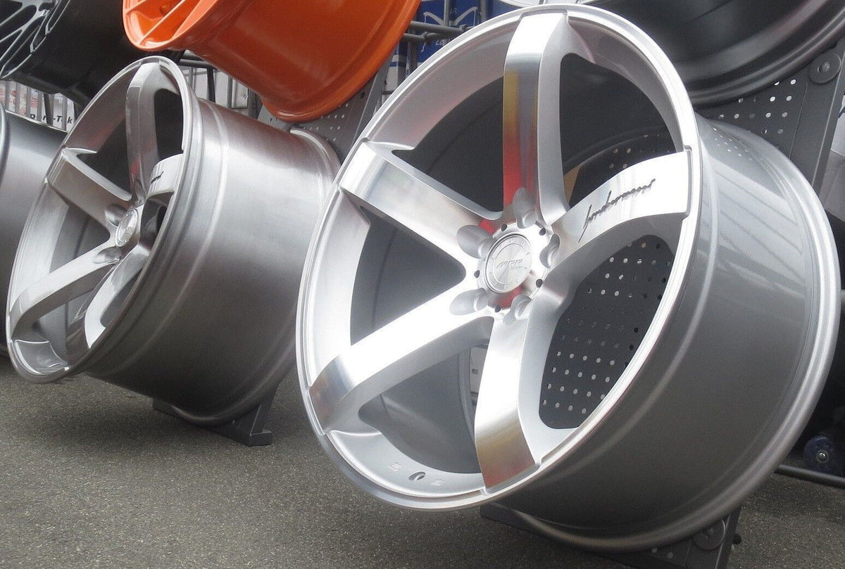 MRR VP5 Silver Machined Wheels For Chevy Corvette C5 18x8.5 / 19x9.5 R ...