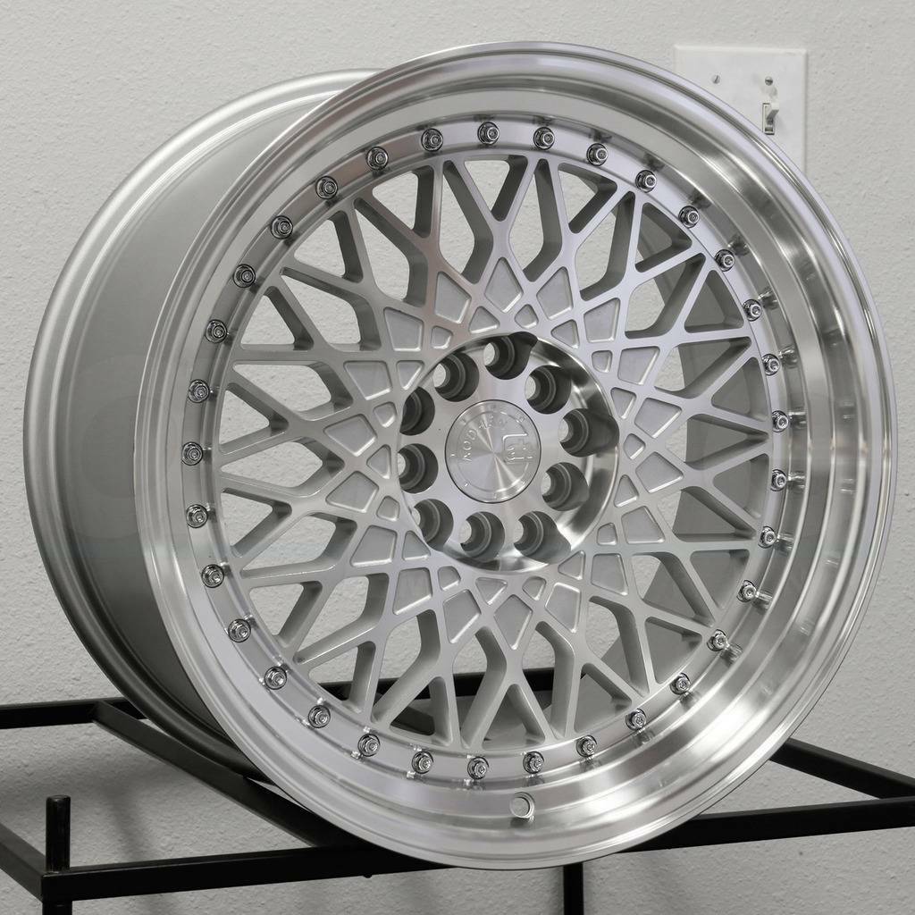 17x9 Aodhan AH05 5x100 / 5x114.3 +25 Machined Wheels 17 Inch Rims Set ...