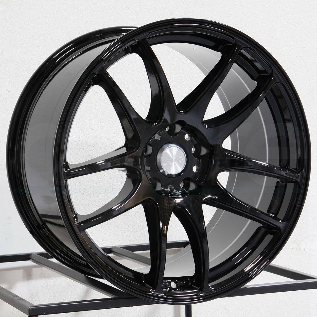 17" ESR SR08 Gloss Black Wheels 17X8.5 +30 5X114.3 (Rims Set 4 ...