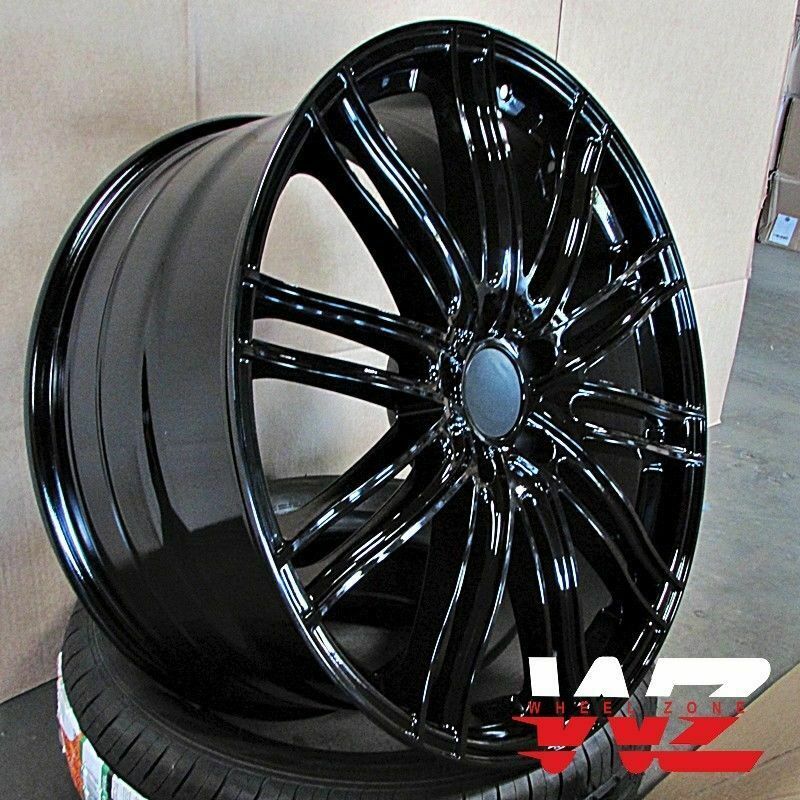 22" Wheels For Porsche Panamera 22x10/22x11 Gloss Black 5x130 22 Inch ...