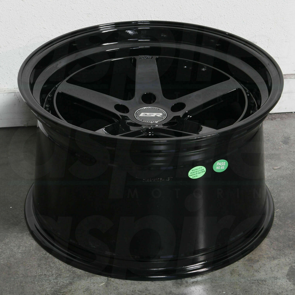 19 Inch ESR CS5 Gloss Black Concave Wheels 19x10.5 +22 5x120 Rims Set ...