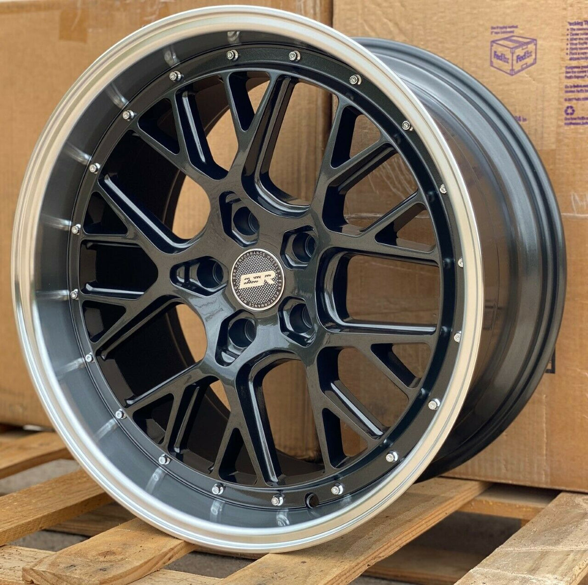 19 Inch ESR CS11 Gloss Graphite Wheels 19x9.5 +22 5x120 Rims Set 4 ...