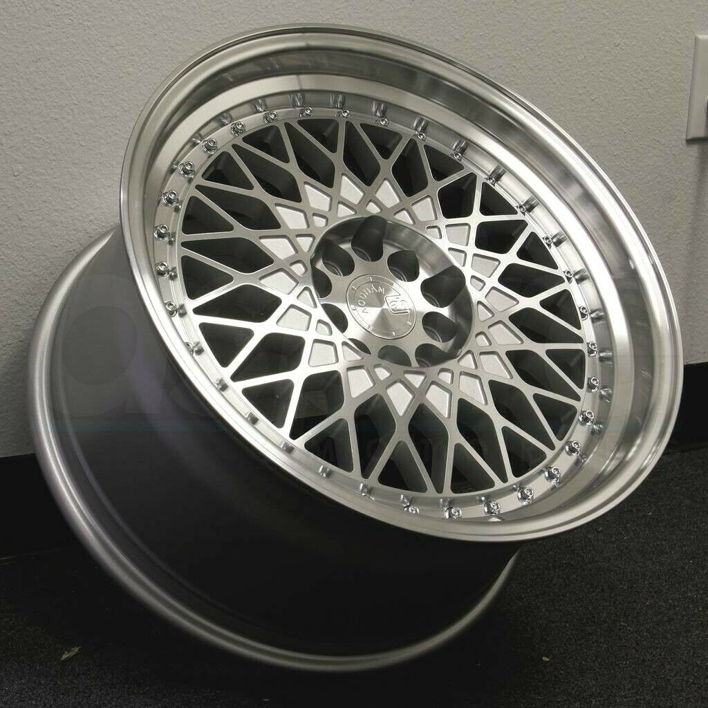 17x9 Aodhan AH05 5x100 / 5x114.3 +25 Machined Wheels 17 Inch Rims Set ...