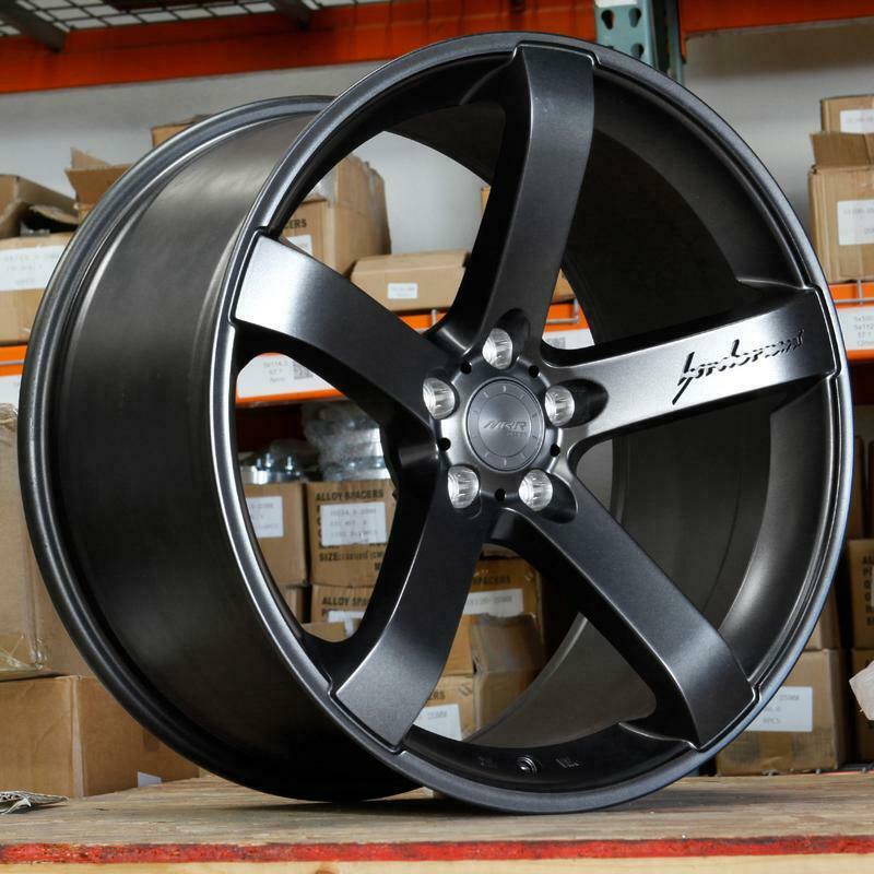 18x9.5 MRR VP5 Wheels 5x114.3 +20 Matte Gunmetal Graphite Concave 18 ...